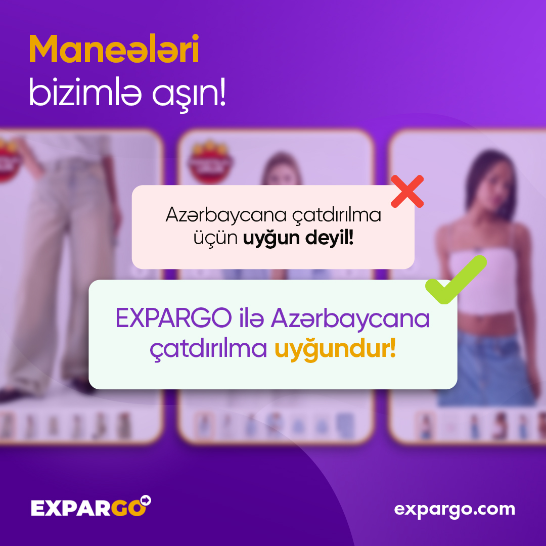 EXPARGO • Sərfəli və Sürətli Karqo
