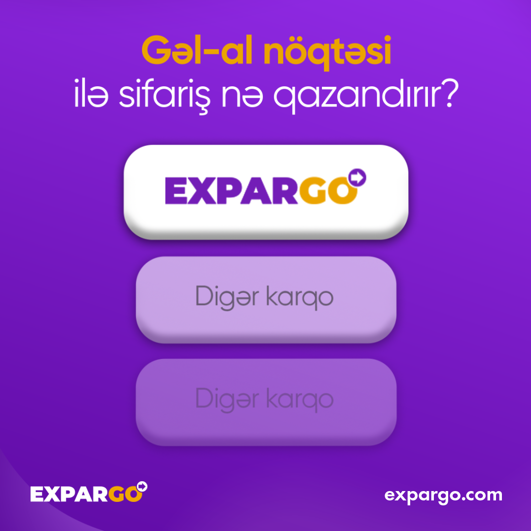 EXPARGO • Sərfəli və Sürətli Karqo